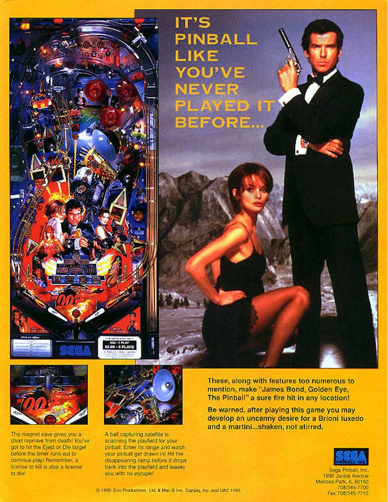 007 Goldeneye Pinball Machine - Game Room Planet