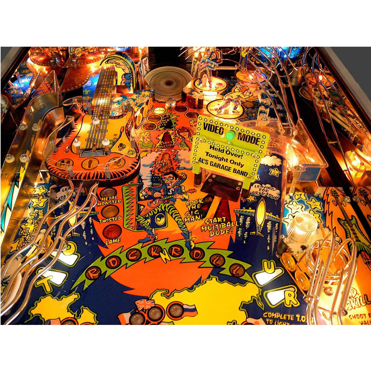 Al's Garage Band Pinball Machine - Game Room Planet
