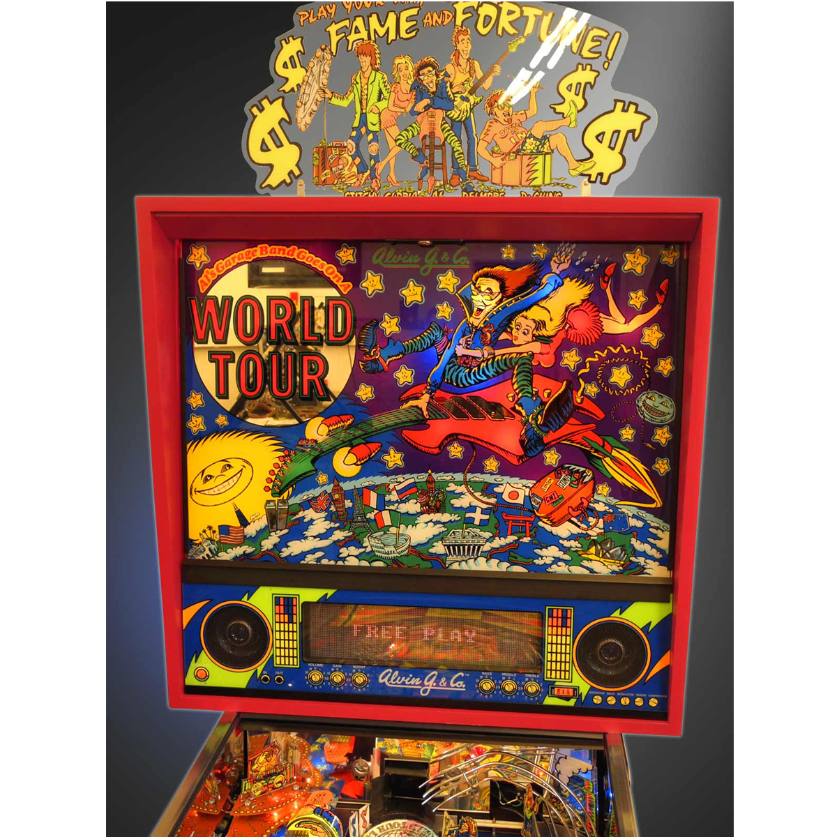 Al's Garage Band Pinball Machine - Game Room Planet