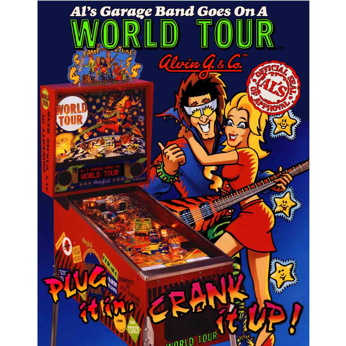 Al's Garage Band Pinball Machine - Game Room Planet