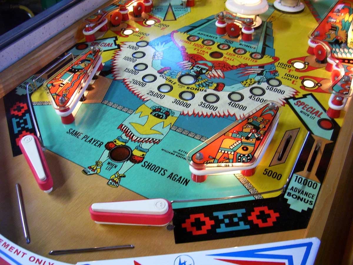 Aztec Pinball Machine - Game Room Planet