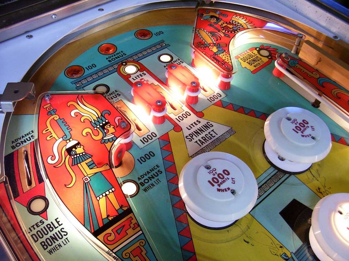 Aztec Pinball Machine - Game Room Planet