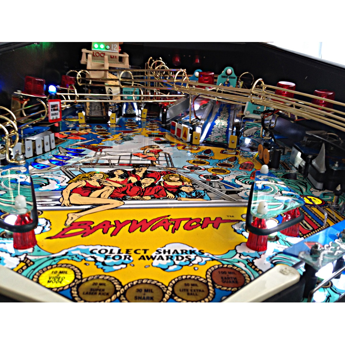 Baywatch Pinball Machine - Game Room Planet