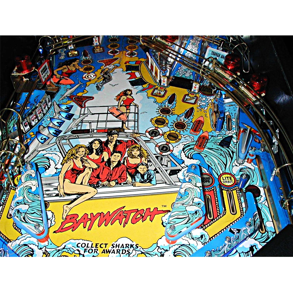 Baywatch Pinball Machine - Game Room Planet