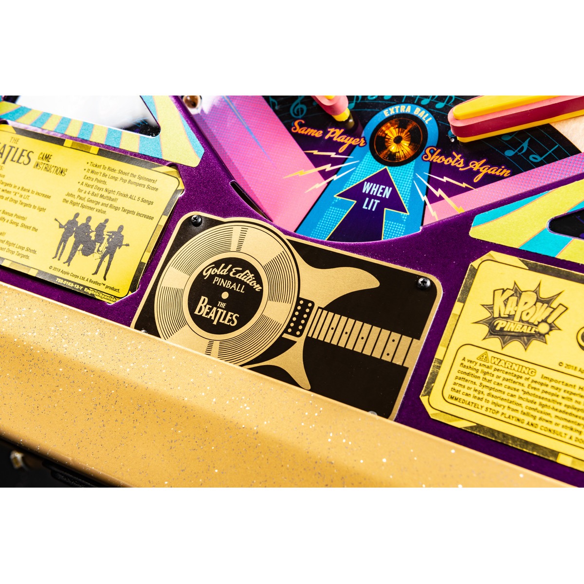Beatles Gold Pinball Machine - Game Room Planet