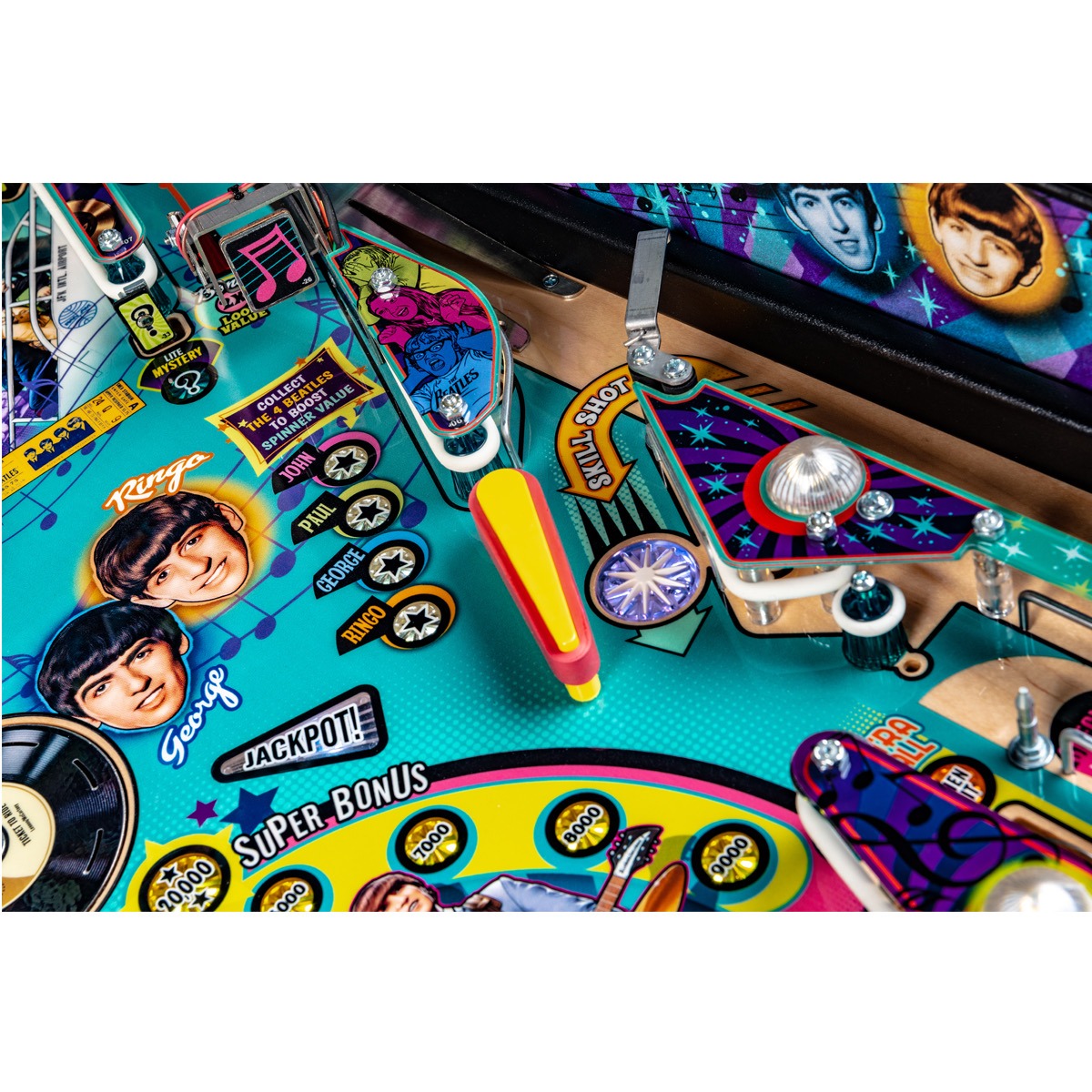 Beatles Gold Pinball Machine - Game Room Planet