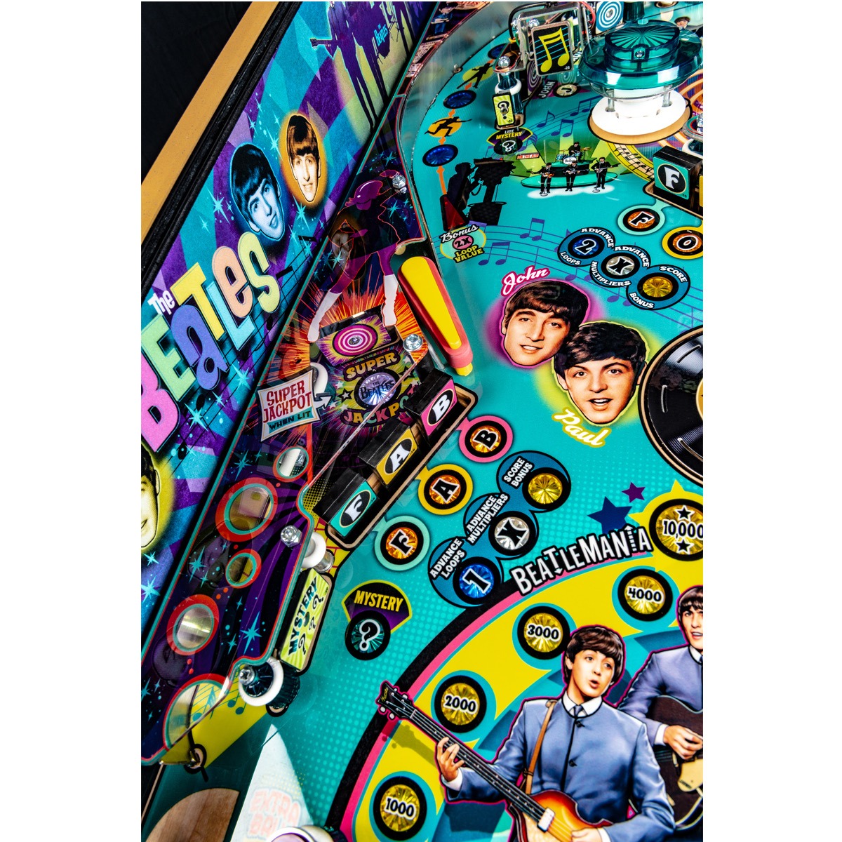 Beatles Gold Pinball Machine - Game Room Planet