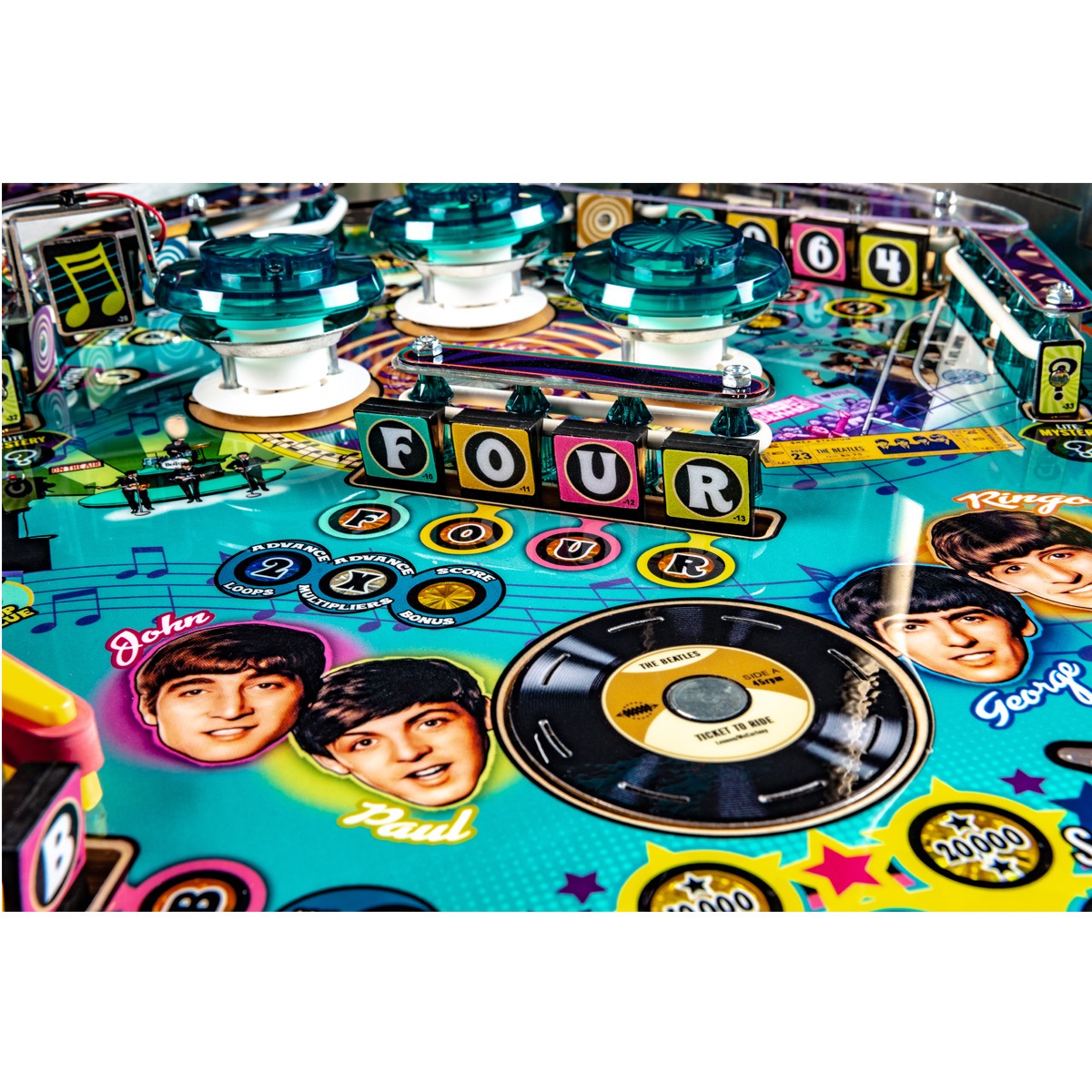 Beatles Gold Pinball Machine - Game Room Planet