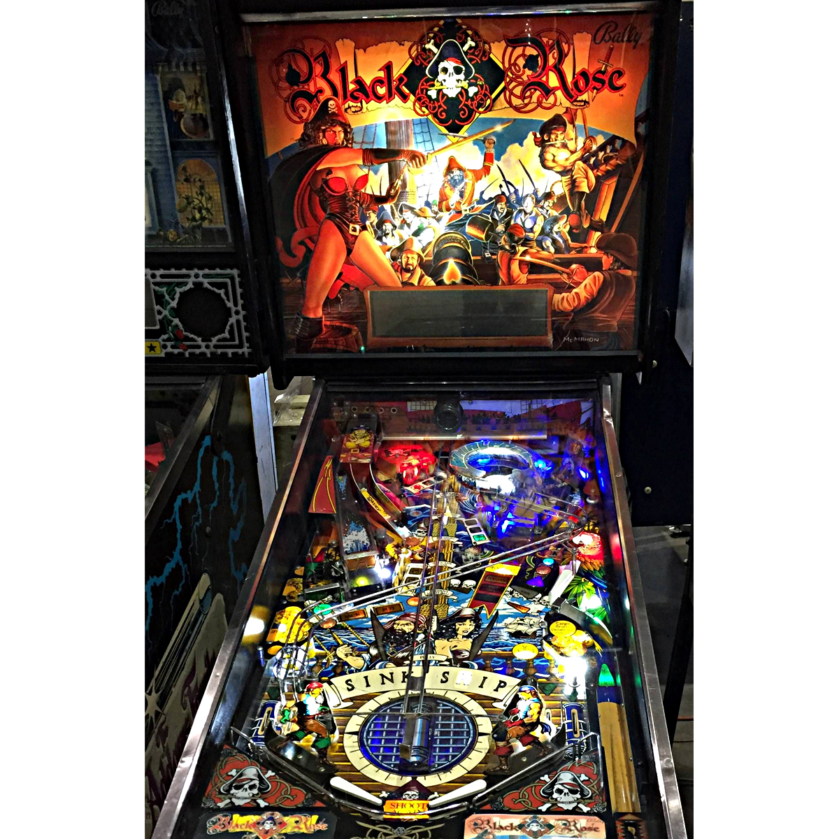 Black Rose Pinball Machine - Game Room Planet