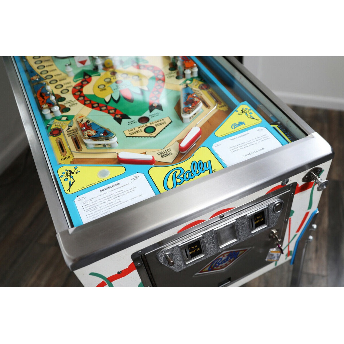 Bow and Arrow Pinball Machine - Game Room Planet