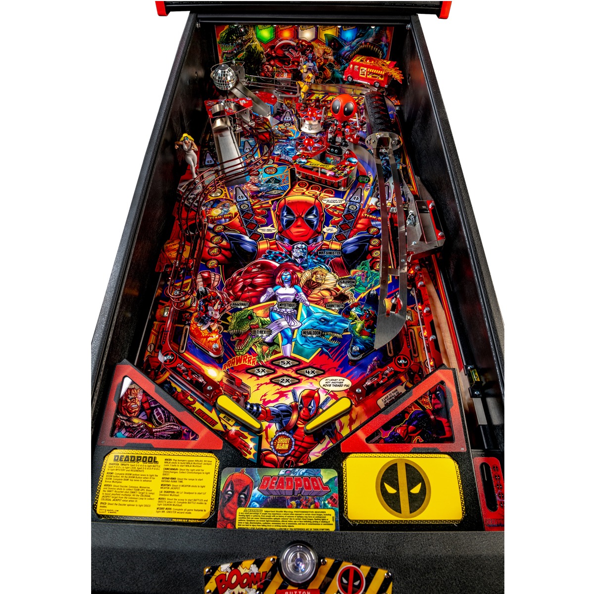 Deadpool Premium Pinball Machine - Game Room Planet