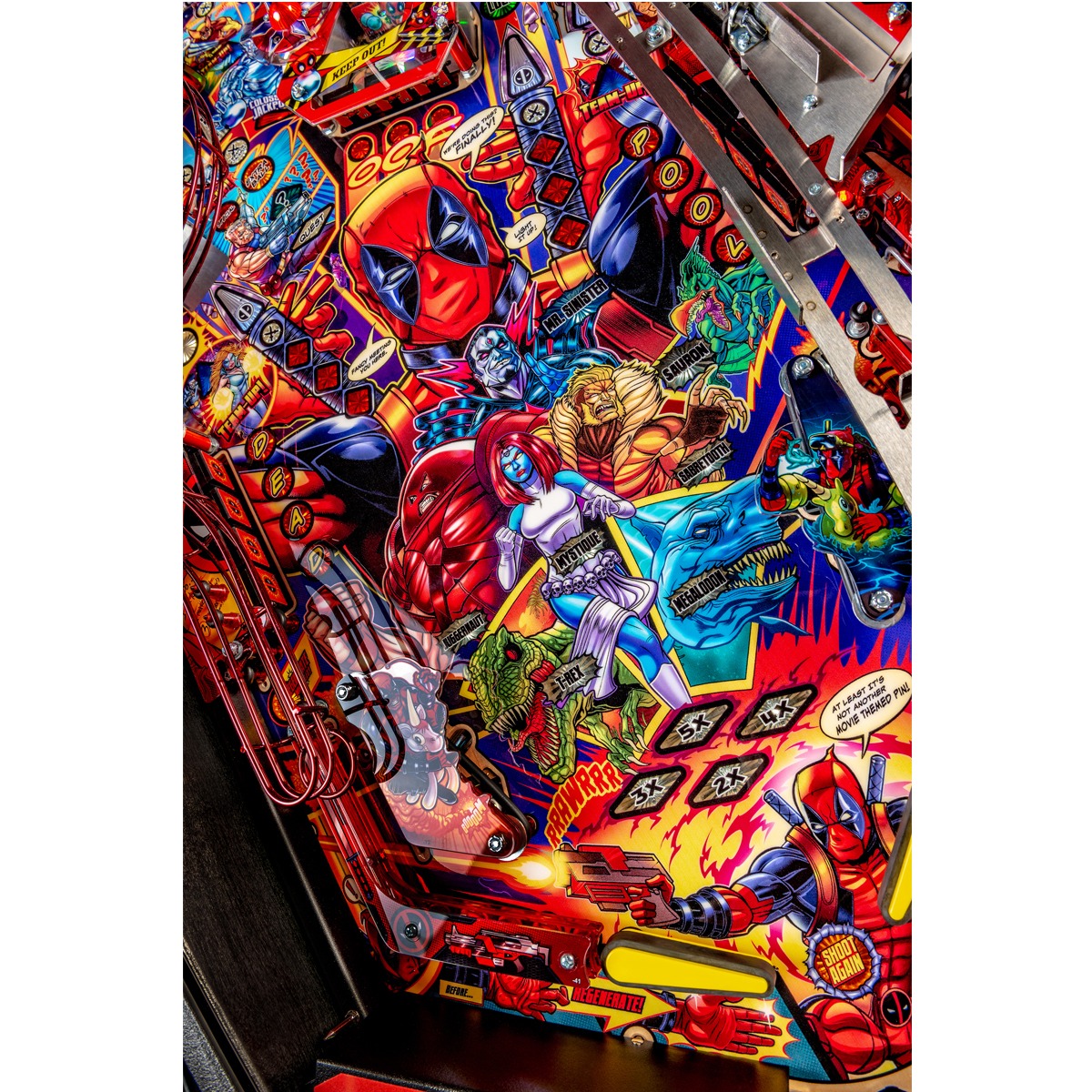 Deadpool Premium Pinball Machine - Game Room Planet