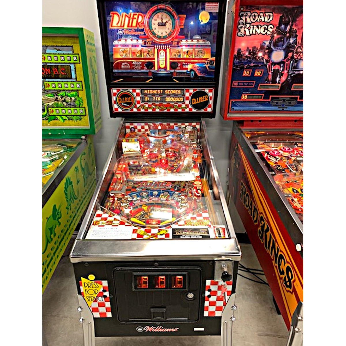 Diner Pinball Machine by Williams - Game Room Planet