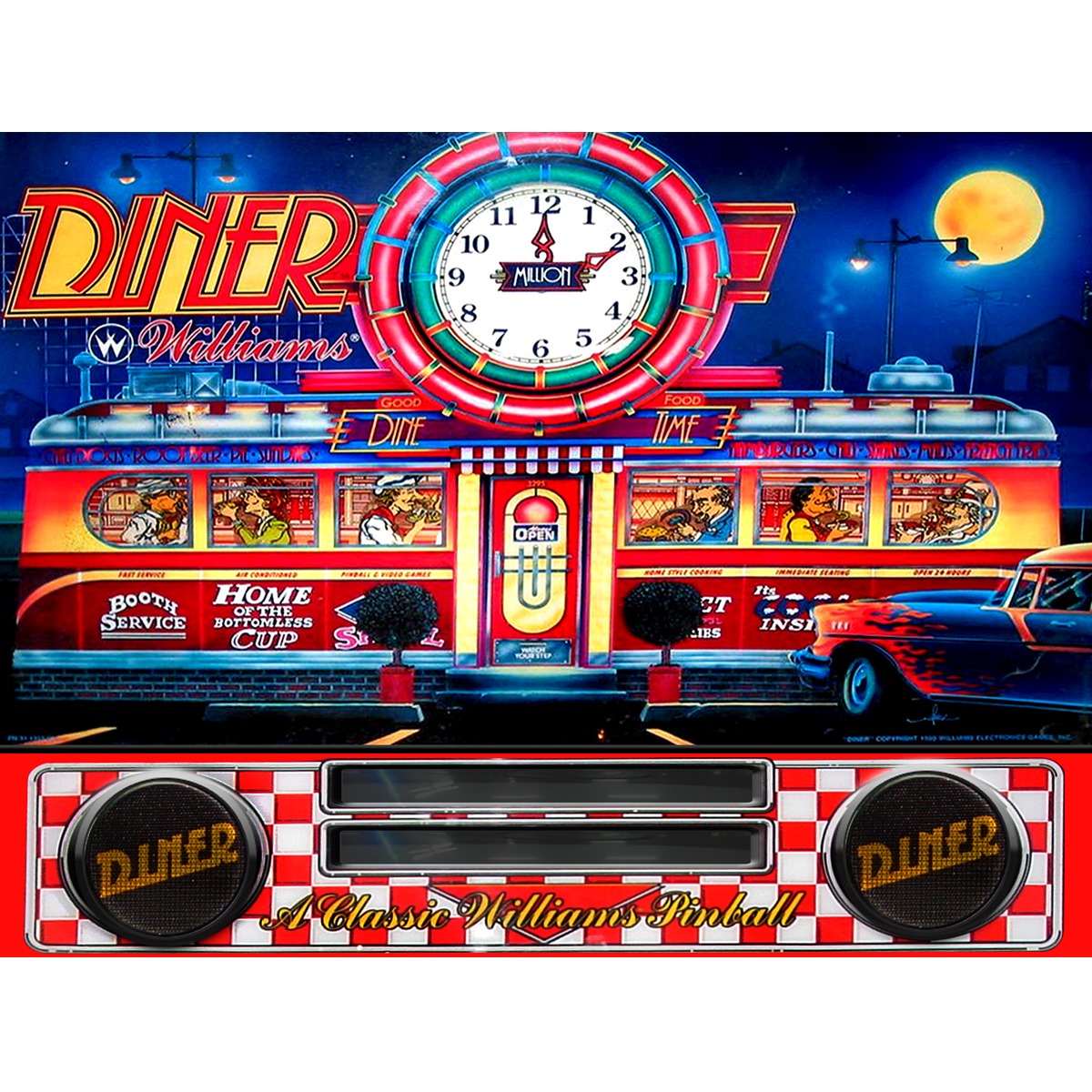 Diner Pinball Machine by Williams - Game Room Planet