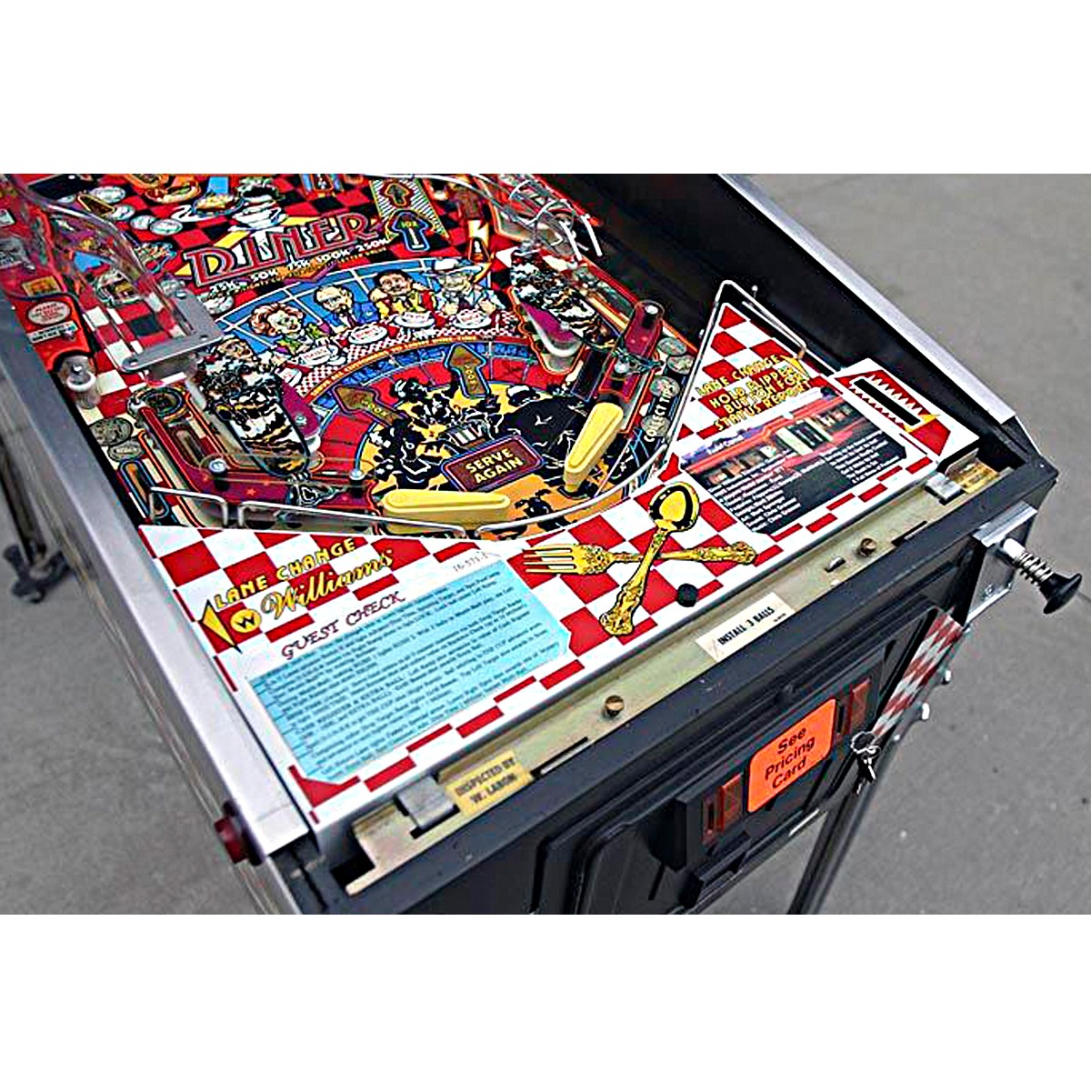 Diner Pinball Machine by Williams - Game Room Planet