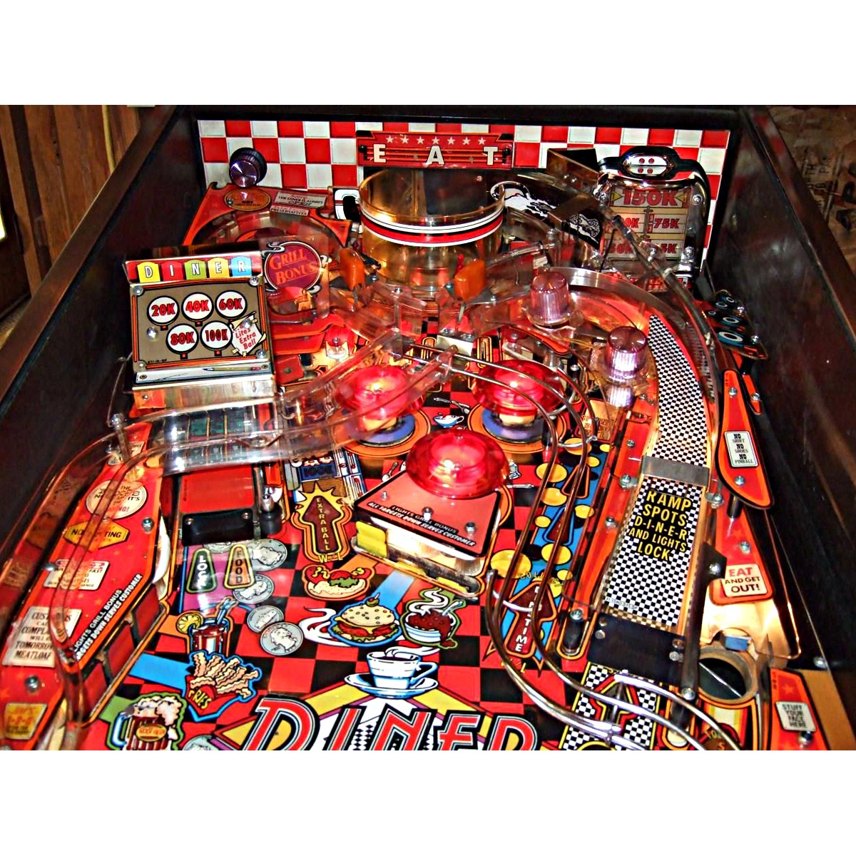 Diner Pinball Machine by Williams - Game Room Planet