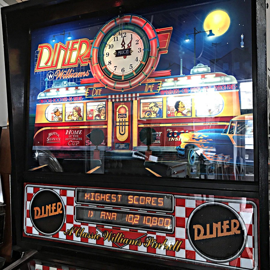 Diner Pinball Machine by Williams - Game Room Planet