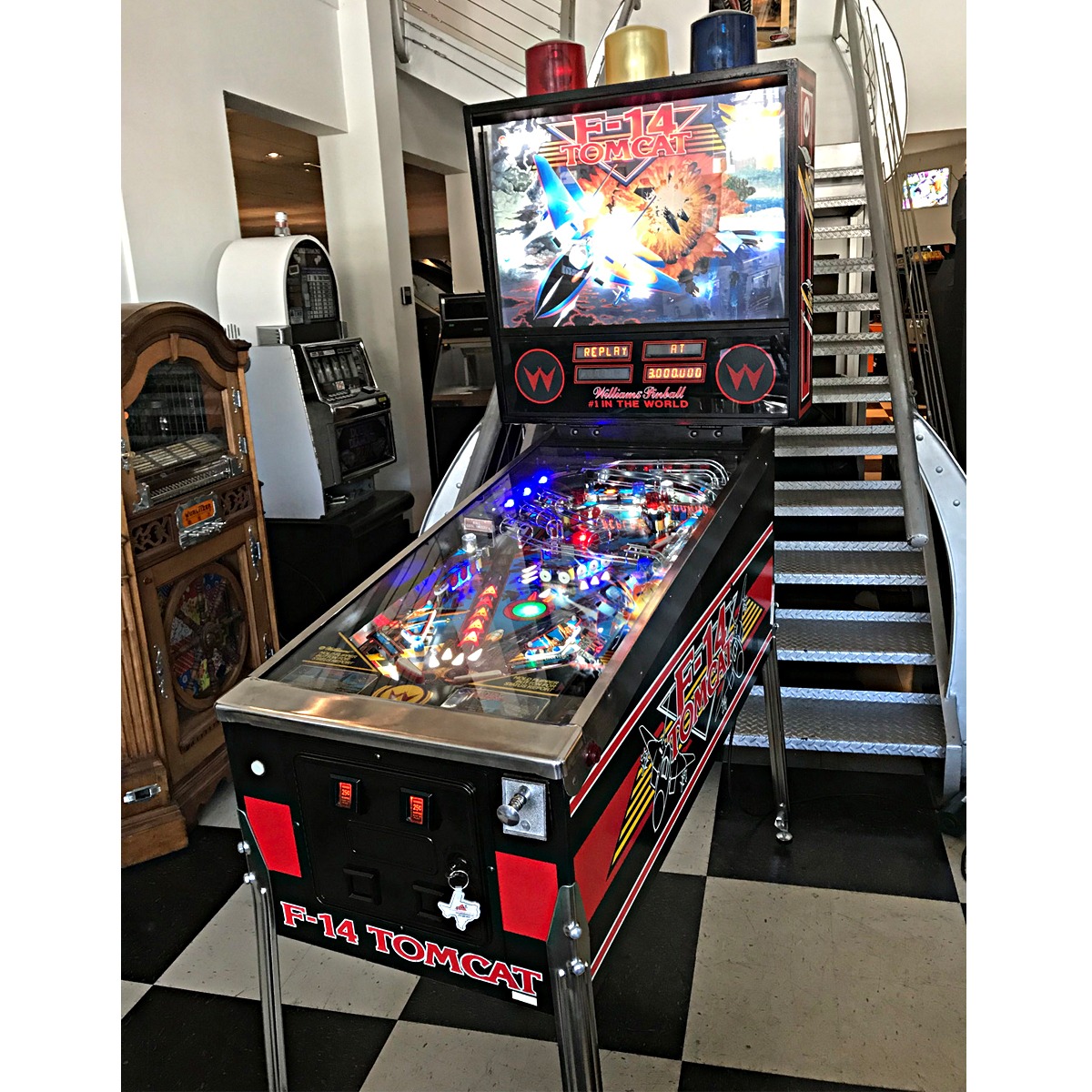 F-14 Tomcat Pinball Machine - Game Room Planet
