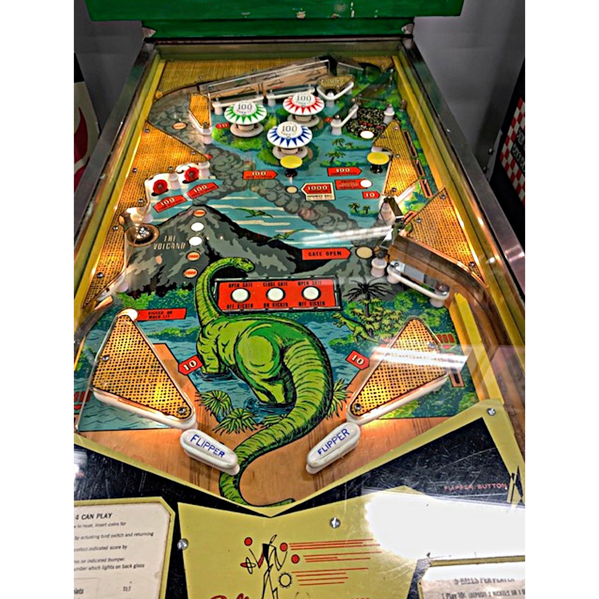 Four Million B.C. Pinball Machine - Game Room Planet