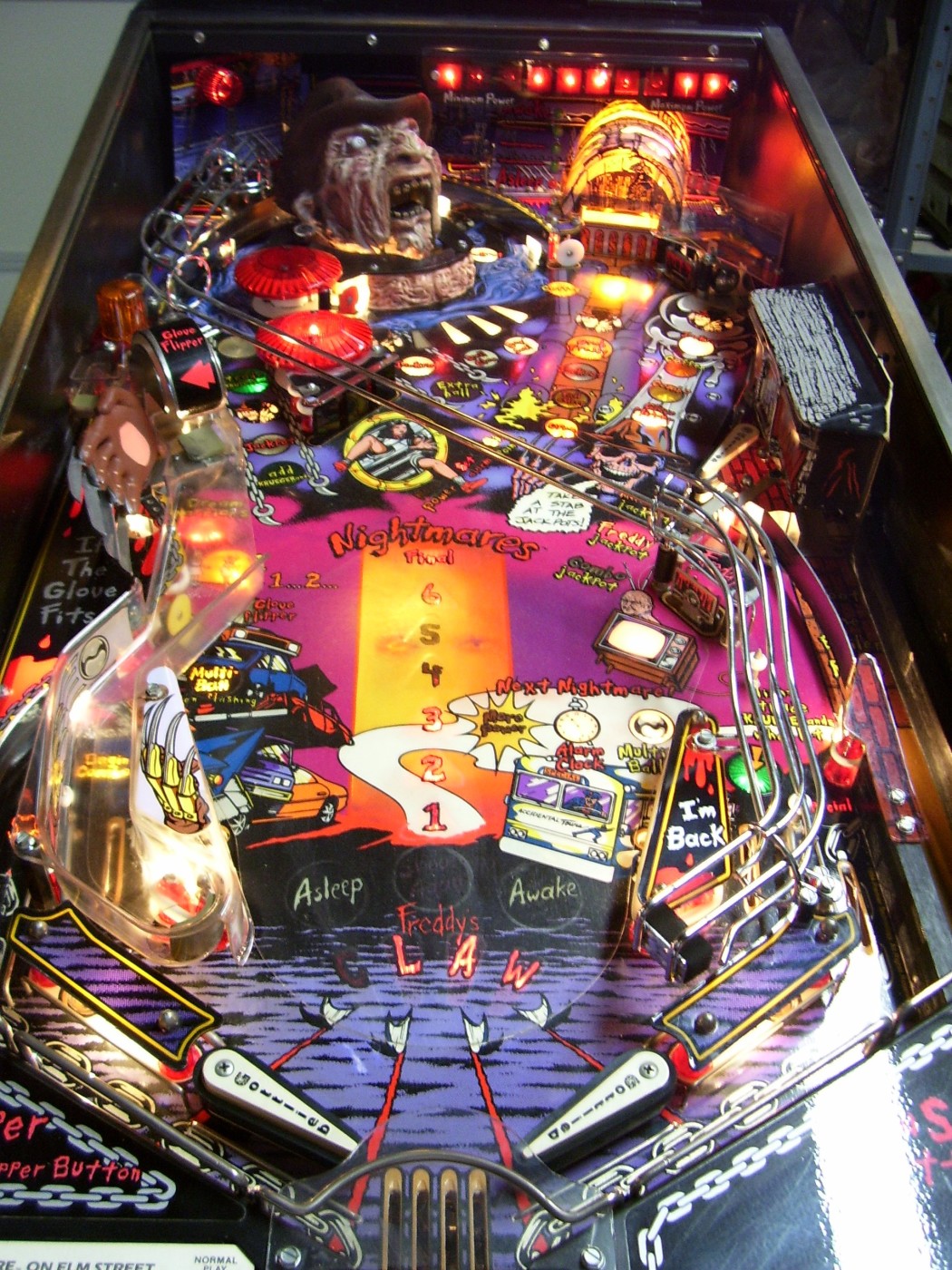 Freddy: A Nightmare On Elm Street - Pinball Machine - Game Room Planet