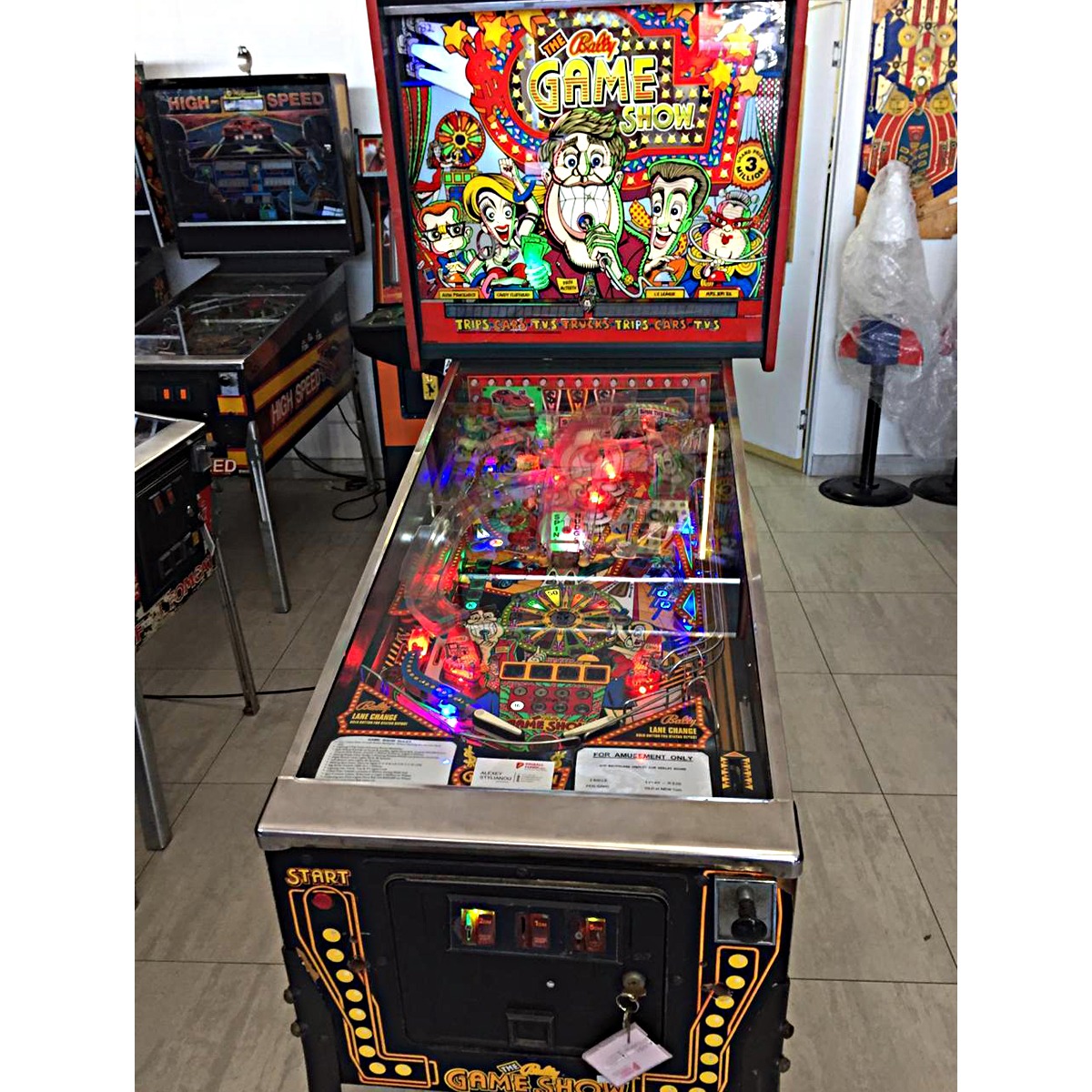 Game Show Pinball Machine - Game Room Planet