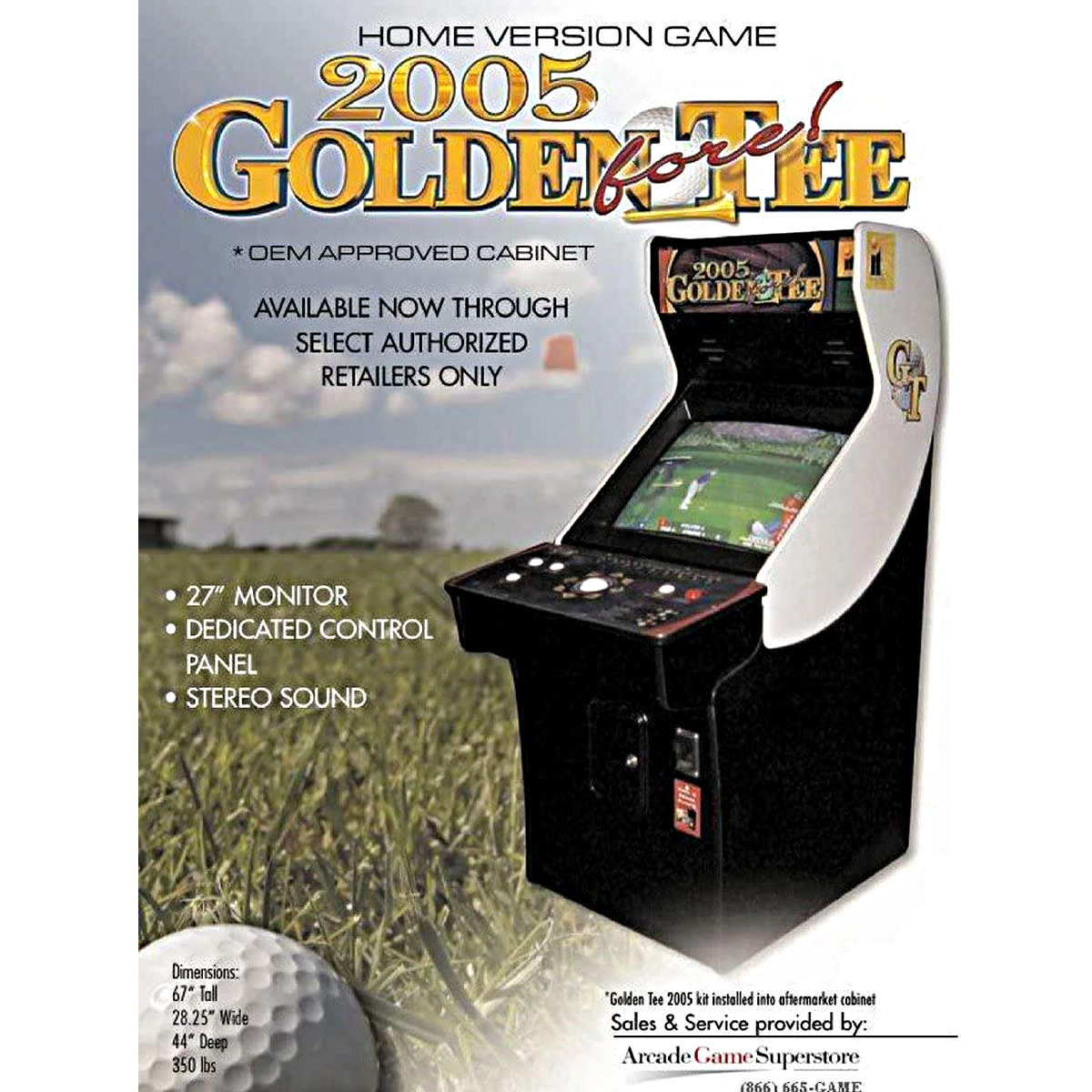 Golden Tee 2005 Arcade - Game Room Planet