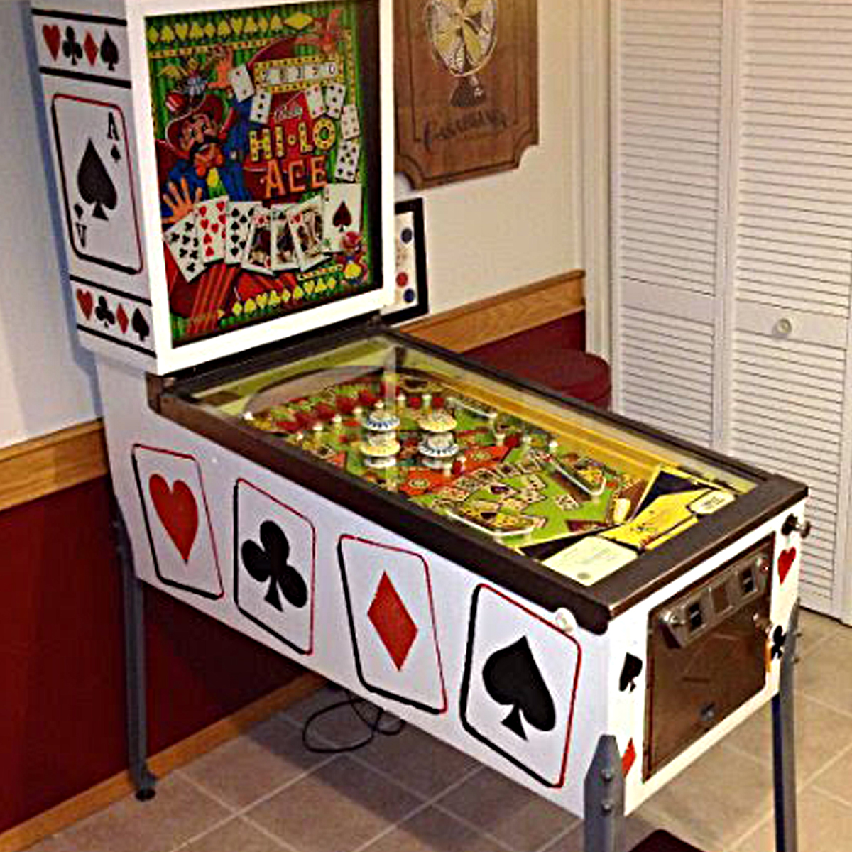 Hi-Lo Aces Pinball Machine - Game Room Planet