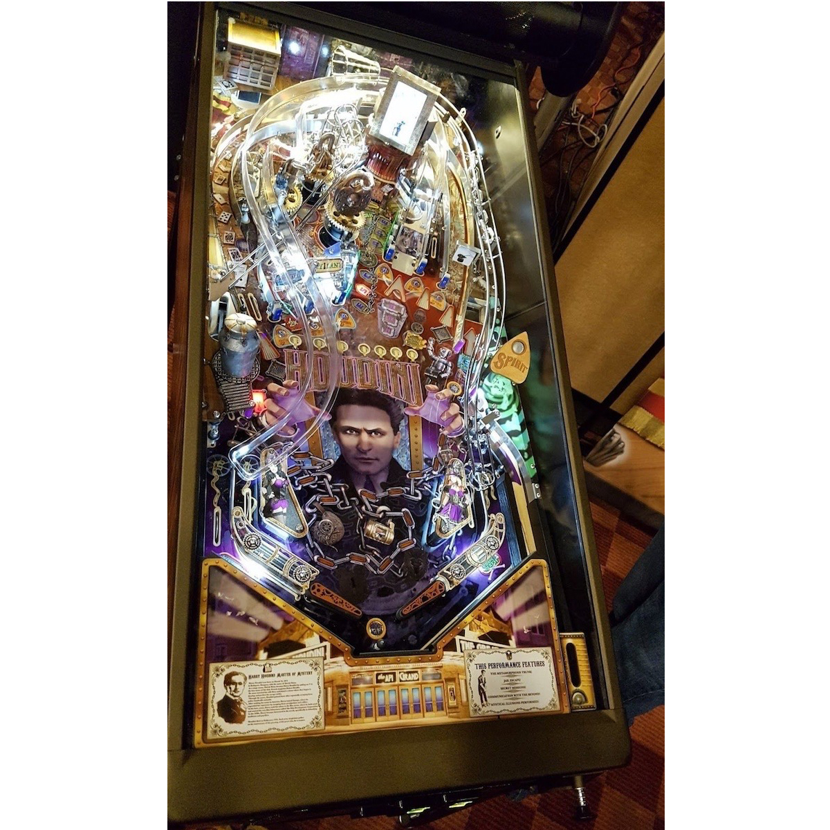 Houdini “Master of Mystery” Pinball Machine - Game Room Planet
