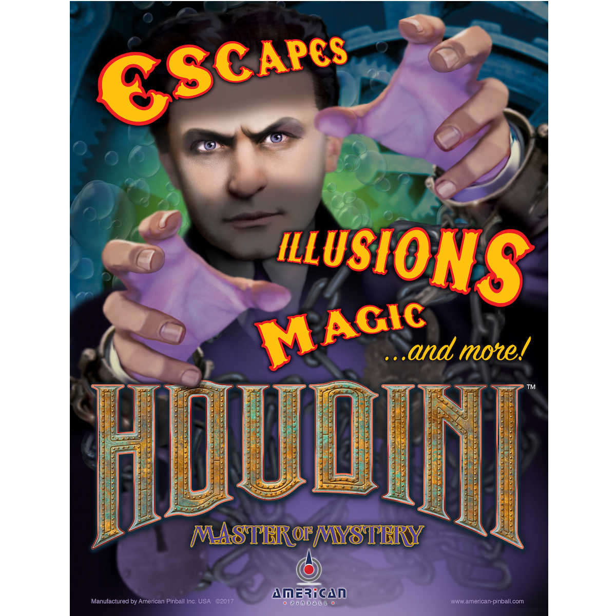 Houdini “Master of Mystery” Pinball Machine - Game Room Planet