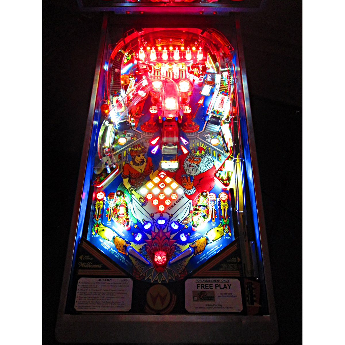 Jokerz! Pinball Machine - Game Room Planet