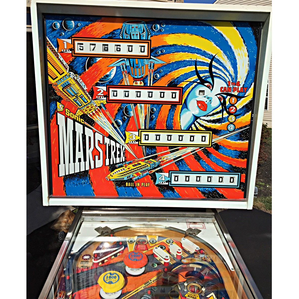 Mars Trek Pinball Machine - Game Room Planet