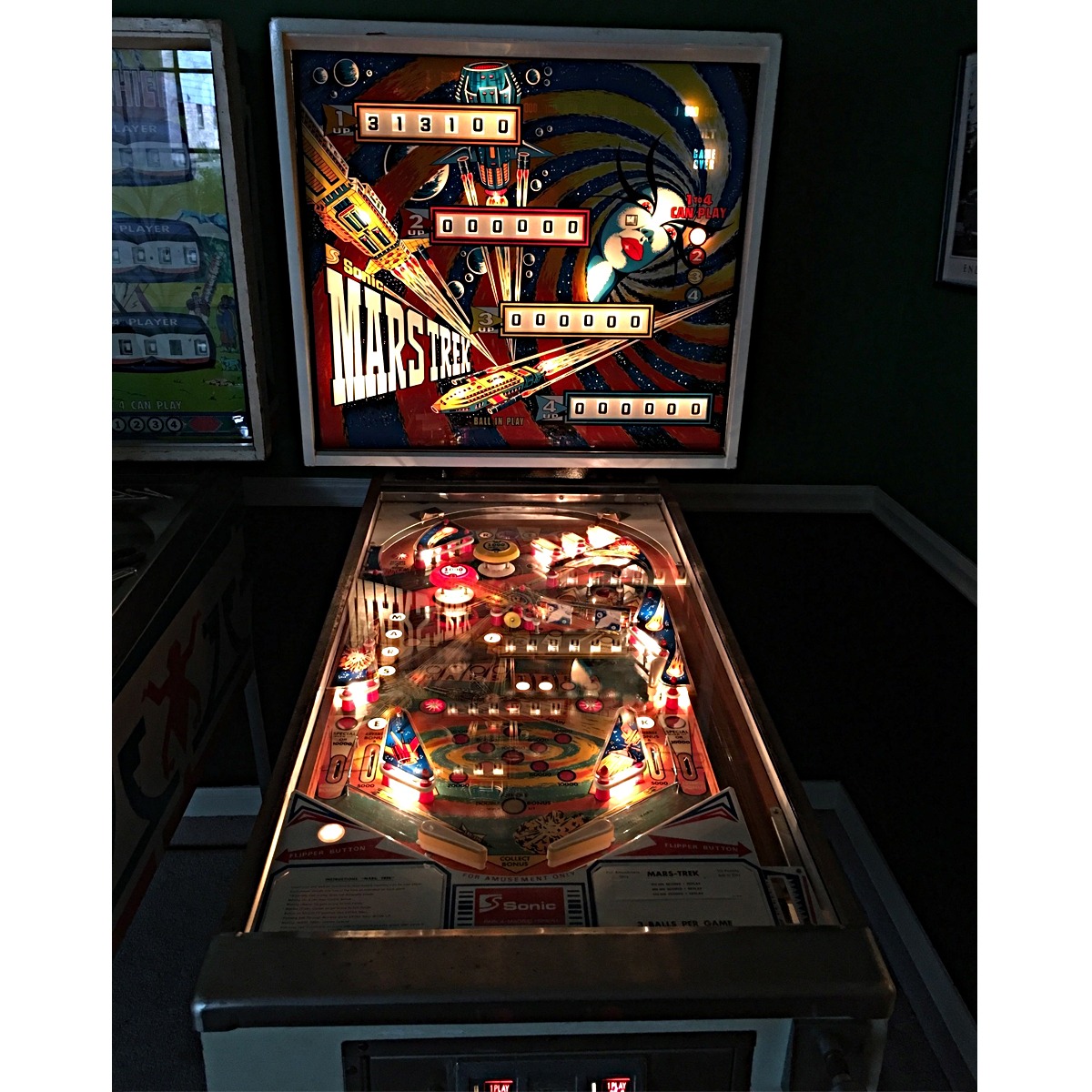 Mars Trek Pinball Machine - Game Room Planet