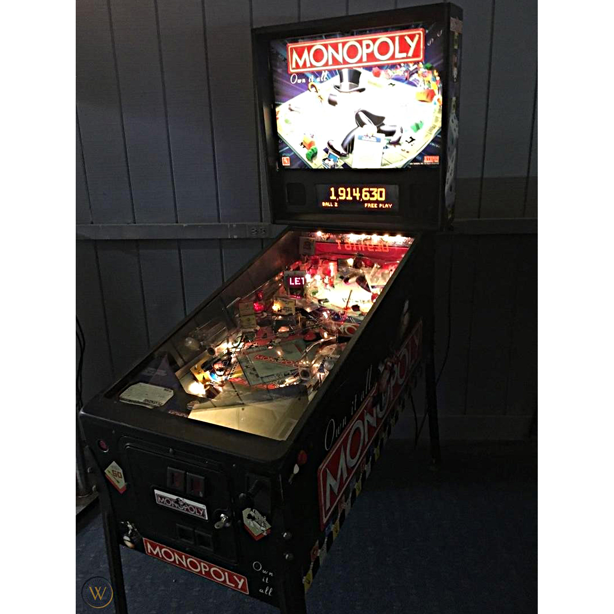 Monopoly Pinball Machine - Game Room Planet