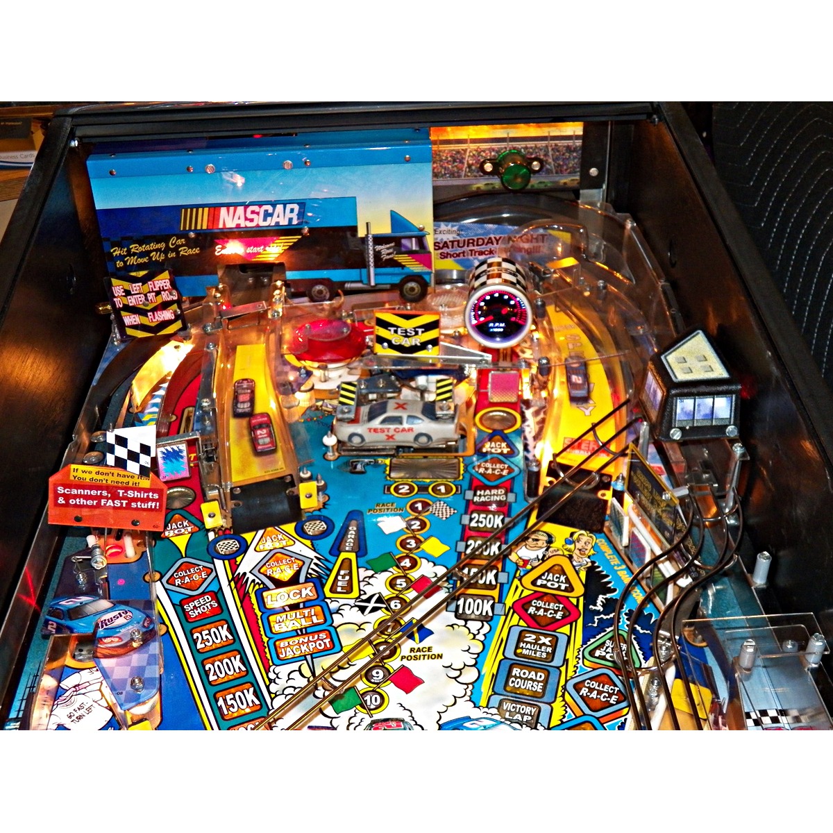 Nascar Pinball Machine by Stern - Game Room Planet