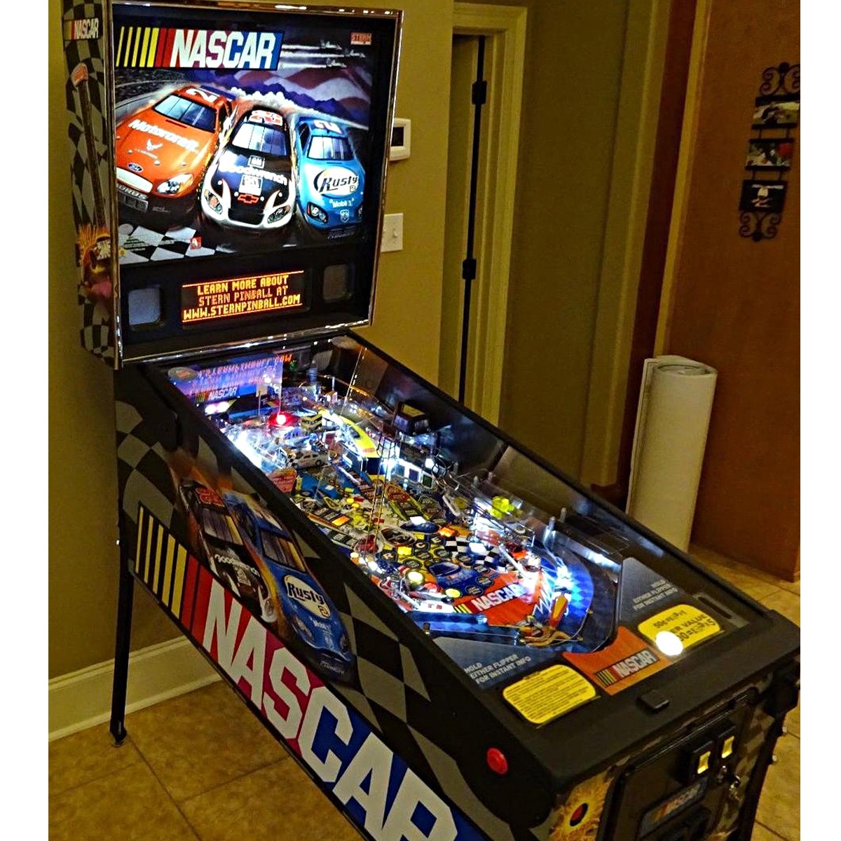 Nascar Pinball Machine by Stern - Game Room Planet