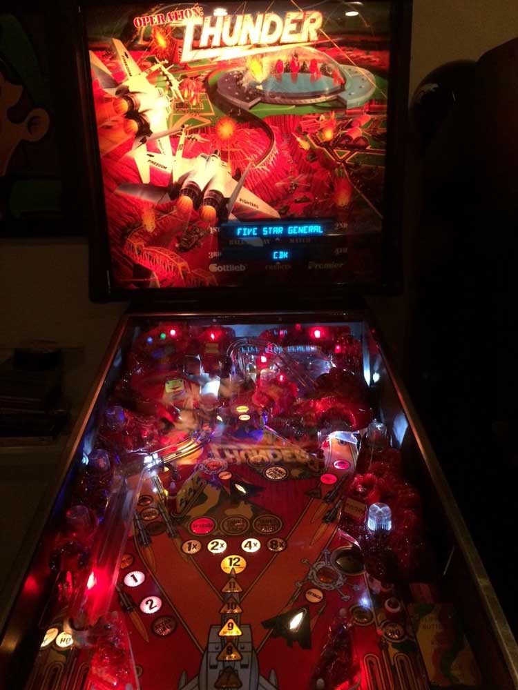 Operation: Thunder Pinball Machine - Game Room Planet