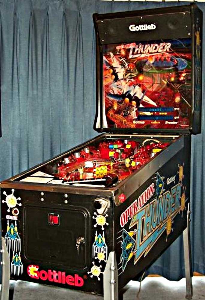 Operation: Thunder Pinball Machine - Game Room Planet