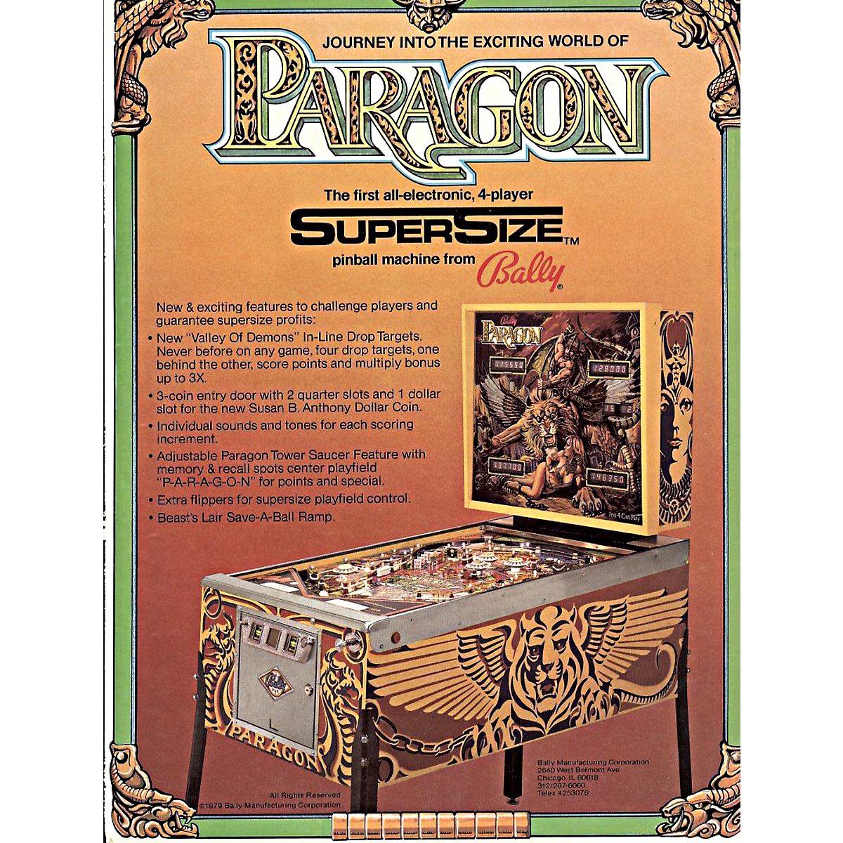 Paragon Pinball Machine - Game Room Planet