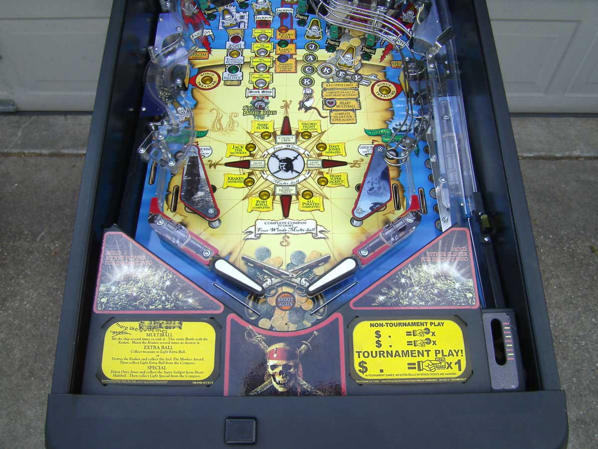 Pirates of the Caribbean Pinball Machine - Game Room Planet