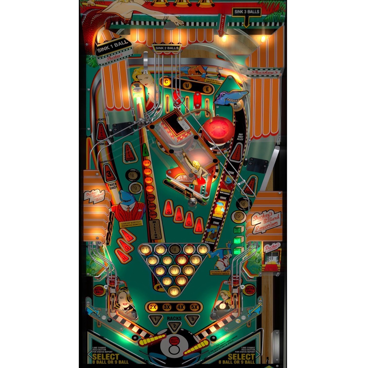 Pool Sharks Pinball Machine - Game Room Planet