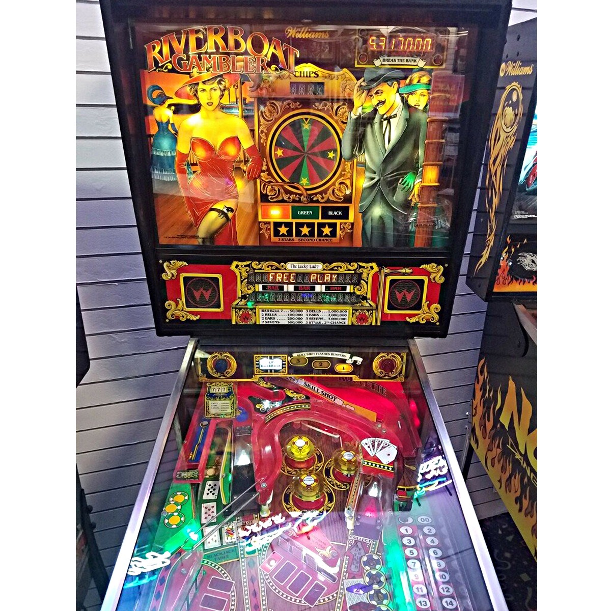 Riverboat Gambler Pinball Machine - Game Room Planet