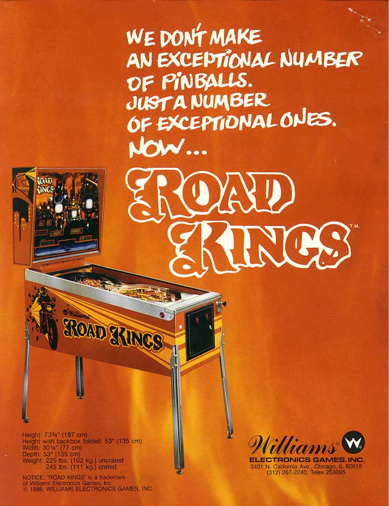 Road Kings Pinball Machine - Game Room Planet