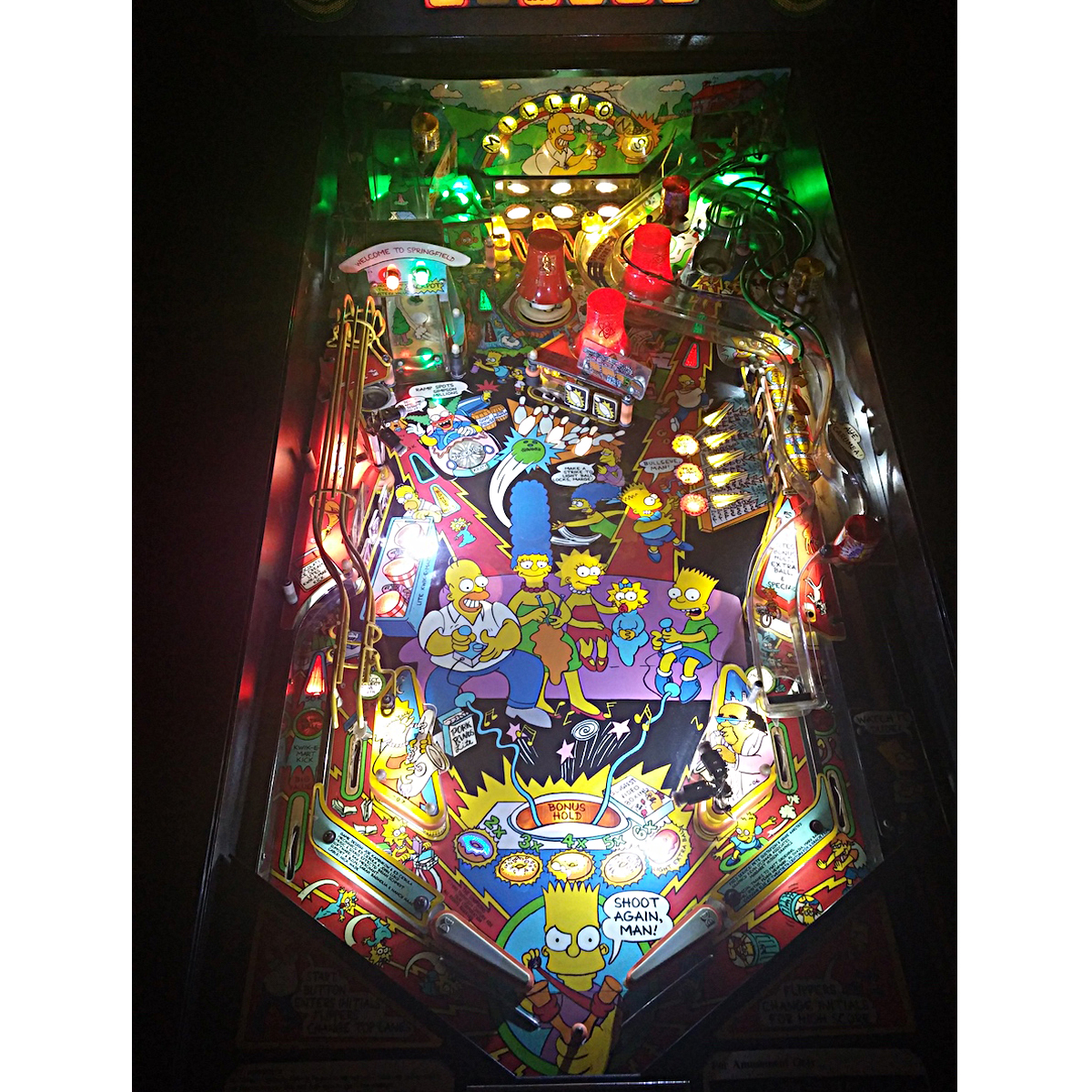 Simpsons Pinball Machine - Game Room Planet