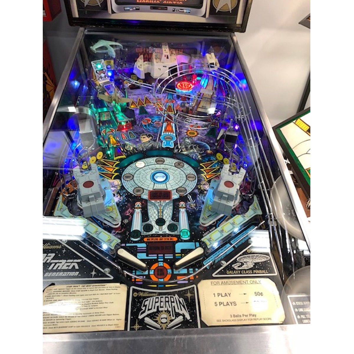 Star Trek: The Next Generation Pinball Machine - Game Room Planet