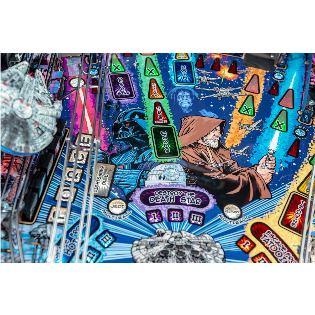 Star Wars Comic Art Premium Pinball Machine - Game Room Planet