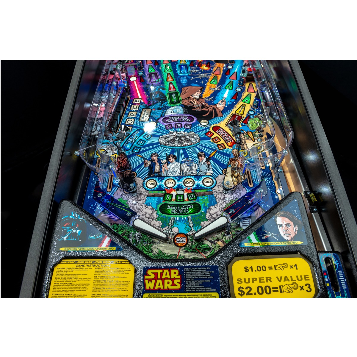 Star Wars Comic Art Pro Pinball Machine - Game Room Planet