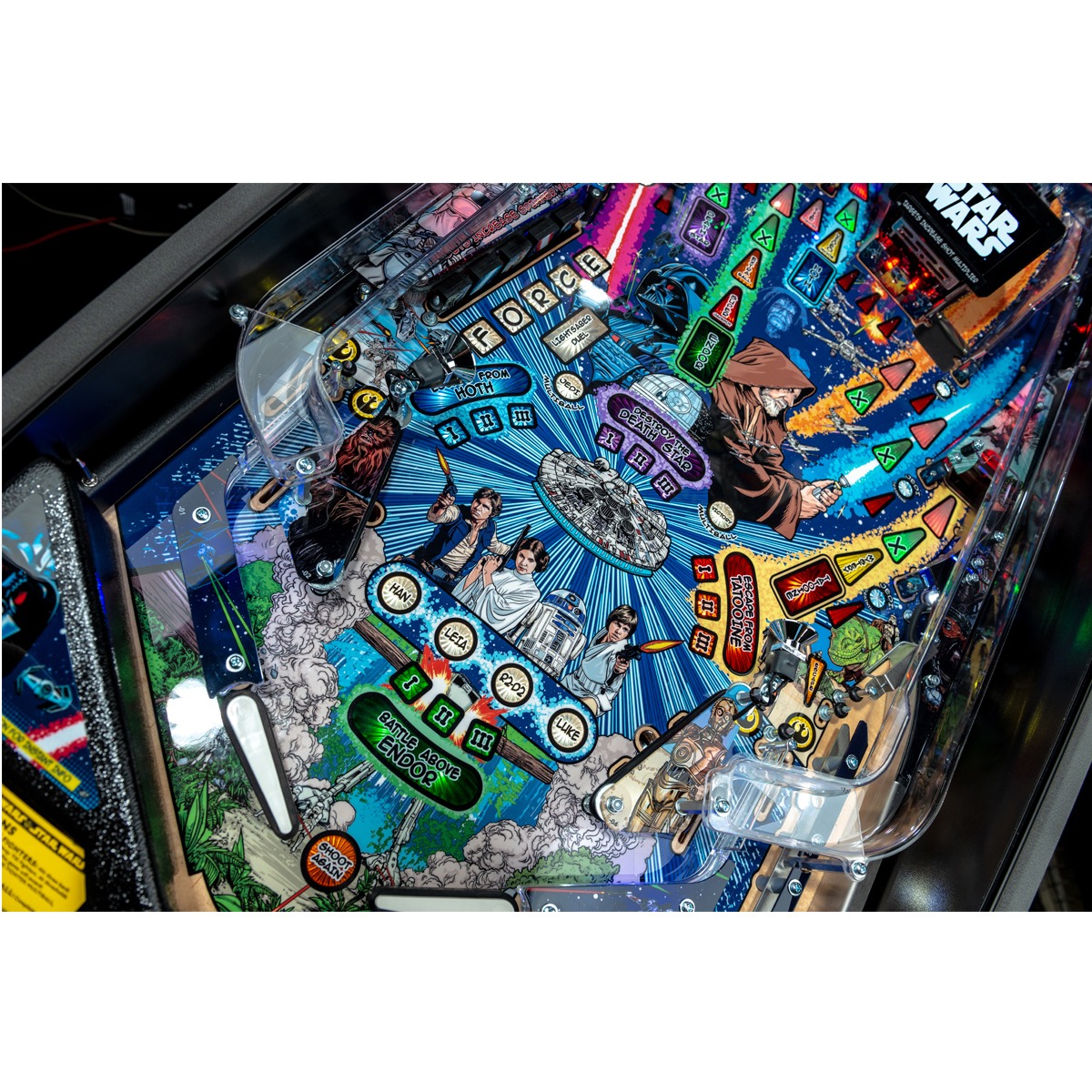 Star Wars Comic Art Pro Pinball Machine - Game Room Planet
