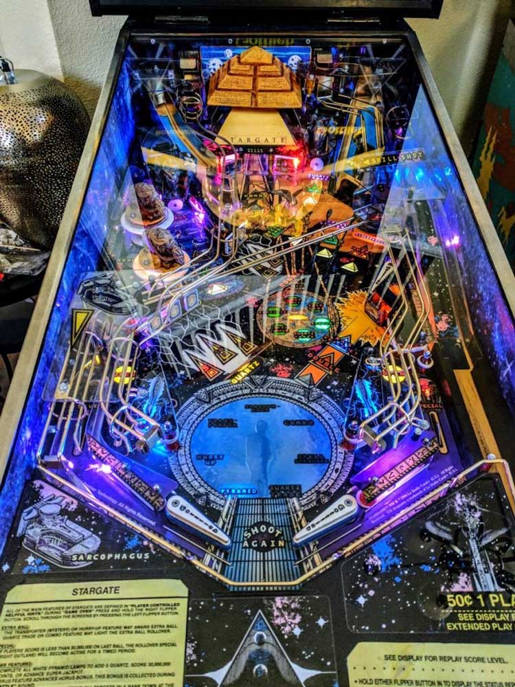 Stargate Pinball Machine - Game Room Planet