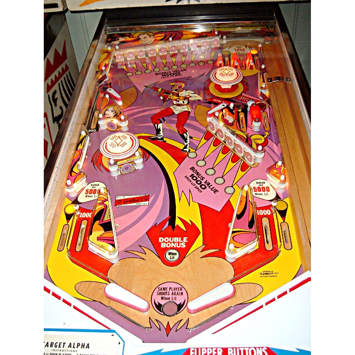 Target Alpha Pinball Machine - Game Room Planet
