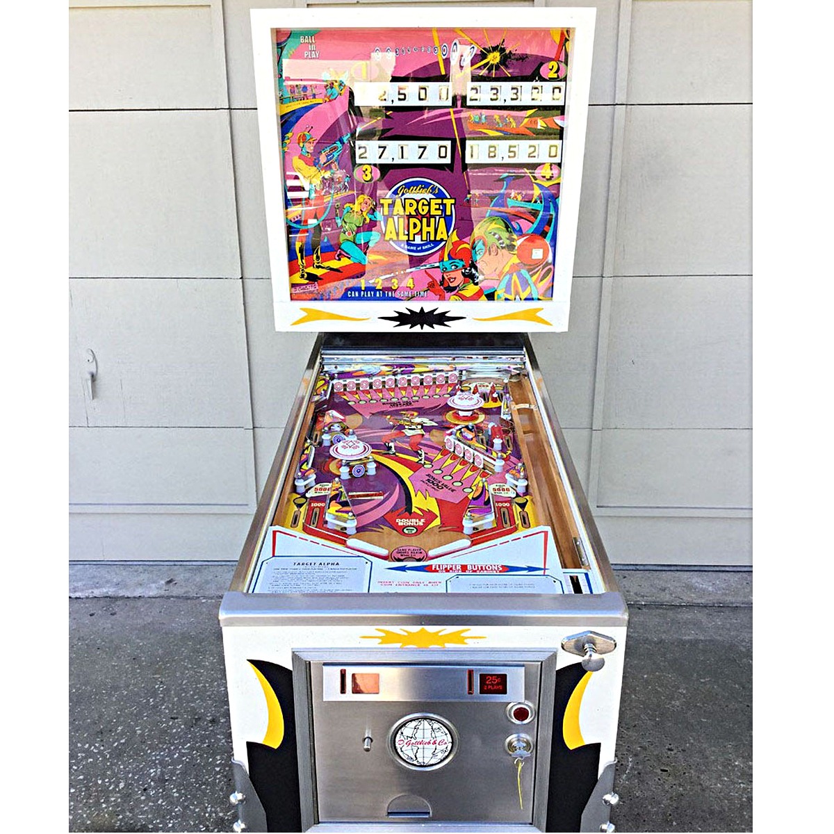 Target Alpha Pinball Machine - Game Room Planet